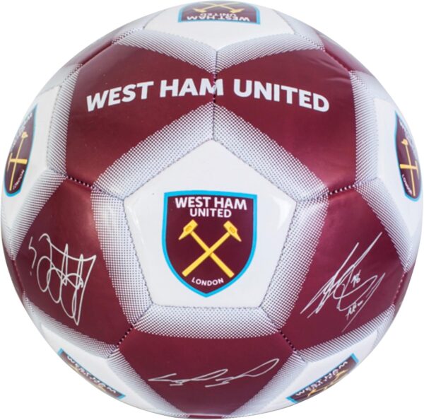 West Ham United F.C. Skill Ball Signature Official Merchandise ...