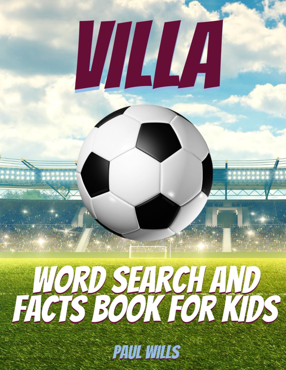 Villa Word Search and Facts Book For Kids: A Villa Football Activity ...